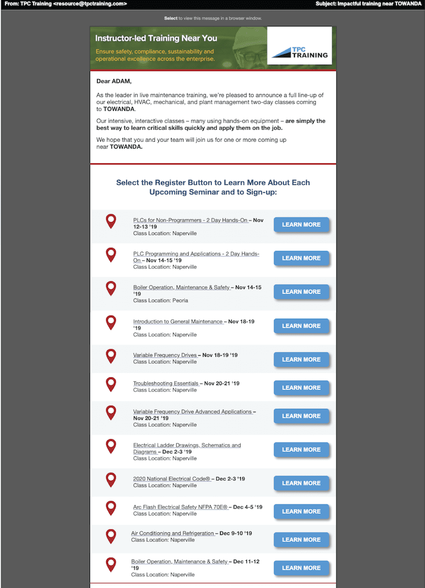 Act-On and TPC Training Success Story