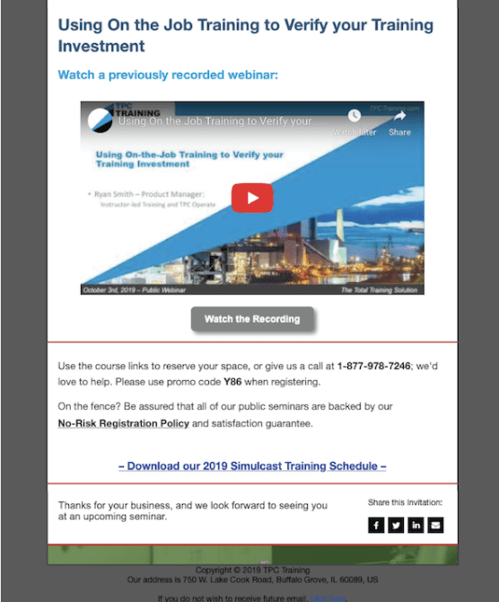 Act-On and TPC Training Success Story