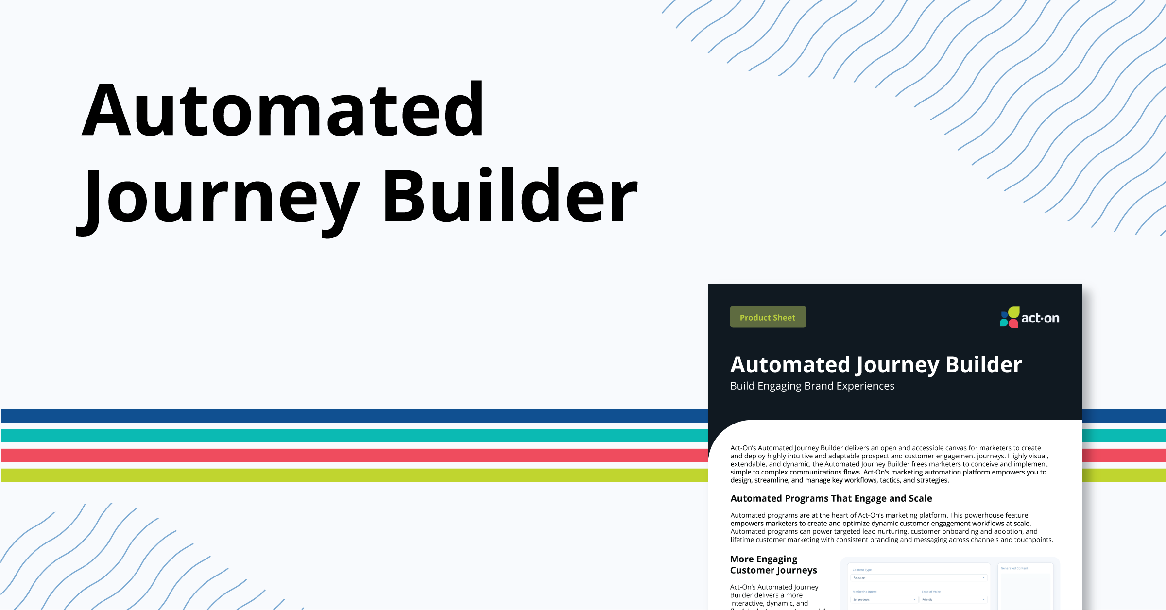 Act-On Automated Journey Builder